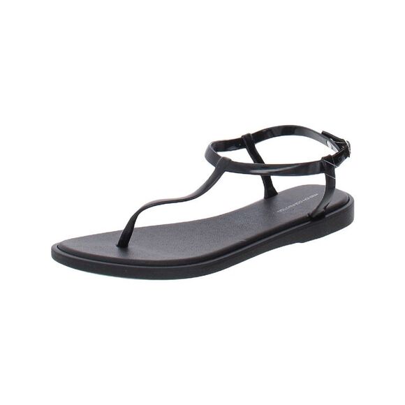 French Connection | Shoes | French Connection Womens Black Tstrap ...